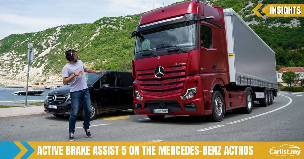 Safely Stopping A Behemoth With Active Brake Assist 5 In The Mercedes ...