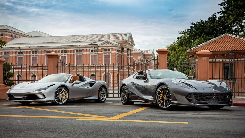 เปิดตัว Ferrari 812 GTS และ Ferrari F8 Spider พร้อมกันทั้งสองรุ่น - รถ ...