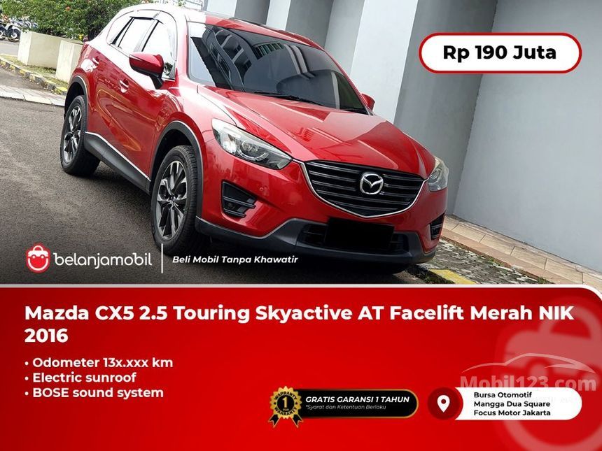 Jual Mobil Mazda CX-5 2016 Touring (Soul Red) 2.5 di DKI Jakarta ...