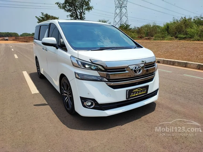 Jual Mobil Toyota Vellfire 2015 G 2.5 di DKI Jakarta Automatic Van ...