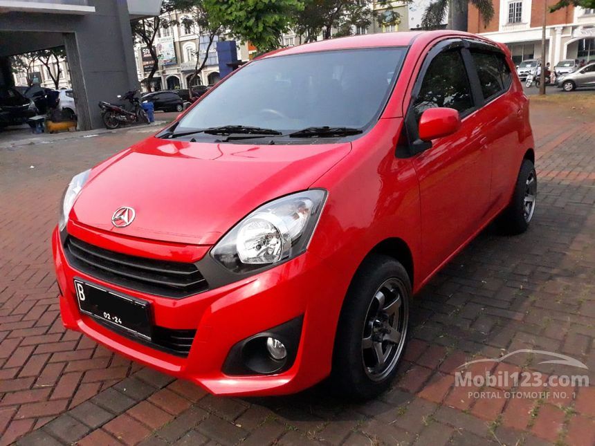 Jual Mobil Daihatsu Ayla 2019 M 1.0 di Banten Manual Hatchback Merah Rp ...