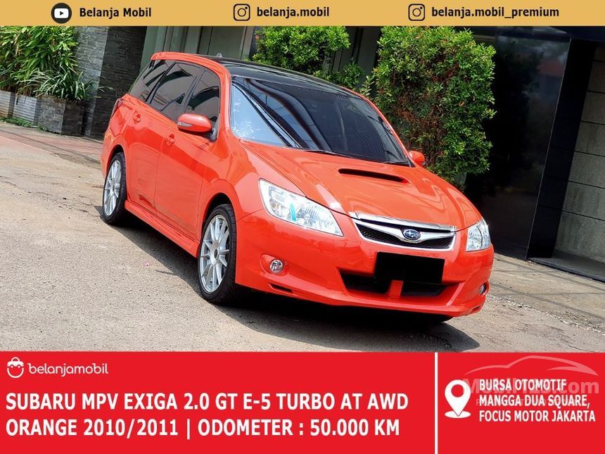 Jual Mobil Subaru Exiga 2010 GT 2.0 di DKI Jakarta Automatic MPV Orange ...