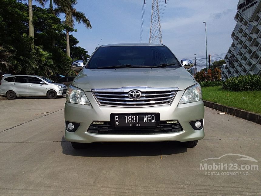 Jual Mobil Toyota Kijang Innova 2012 G 2.5 di Banten Manual MPV Silver ...