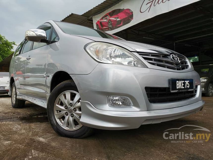 Toyota Innova 2011 G 2.0 in Selangor Automatic MPV Silver for RM 36,800 ...