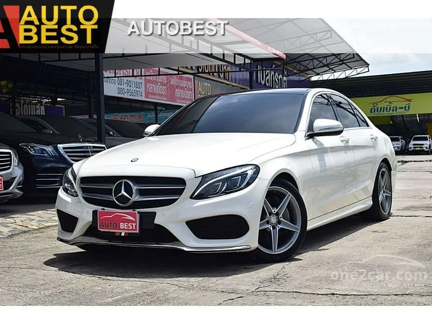 2018 Mercedes-Benz C300 2.1 W205 (ปี 14-19) Blue TEC HYBRID AMG Dynamic ...