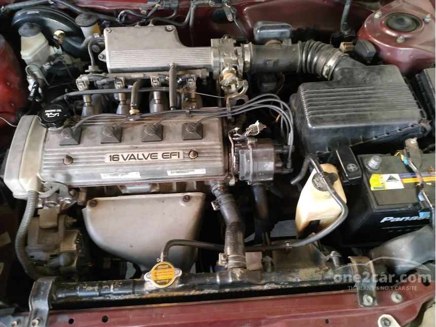 Toyota Corolla 1992 สามห่วง (ปี 91-96) GLi 1.6 เกียร์ธรรมดา สีแดง ...