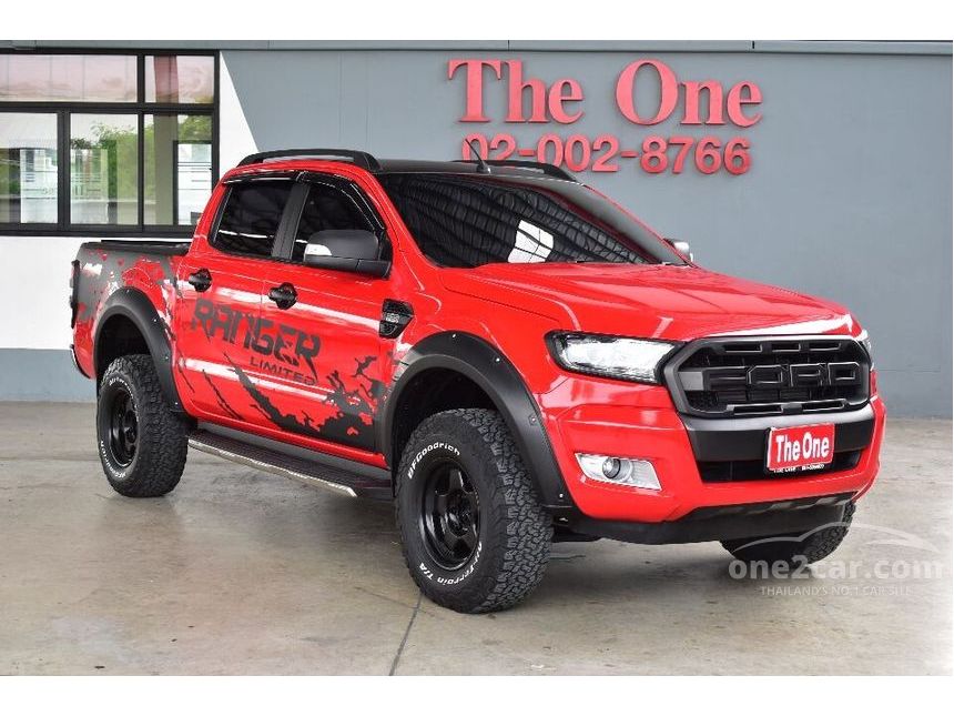 Ford Ranger 2018 DOUBLE CAB (ปี 15-18) XLT 3.2 เกียร์อัตโนมัติ สีแดง ...