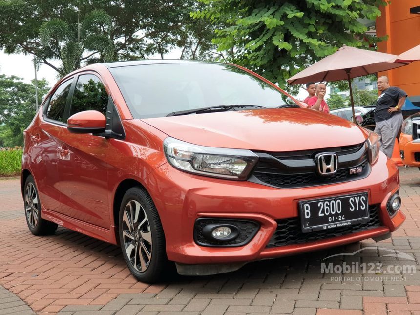 Jual Mobil Honda Brio 2018 RS 1.2 di Banten Automatic Hatchback Orange ...