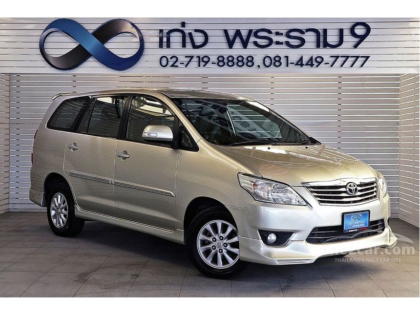 Toyota Innova 2013 V 2.0 in กรุงเทพและปริมณฑล Automatic Wagon สีเงิน ...