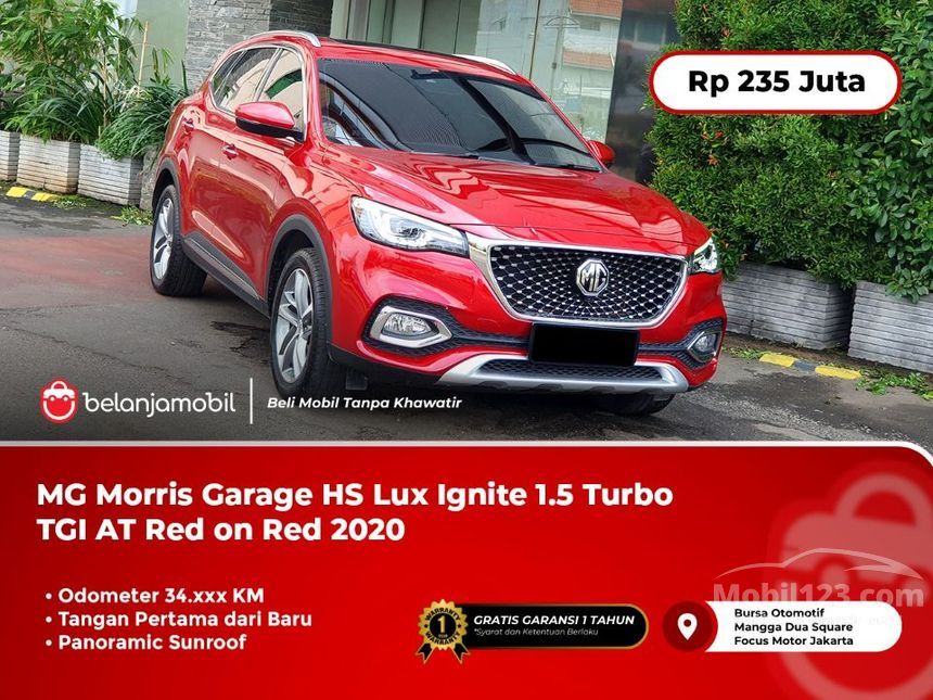 Jual Mobil MG HS 2020 Ignite 1.5 di DKI Jakarta Automatic Wagon Merah ...