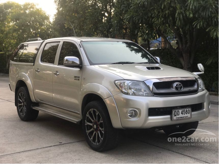 Toyota Hilux Vigo 2010 DOUBLE CAB (ปี 08-11) G Prerunner VN Turbo 3.0 เกียร์ธรรมดา สีเงิน ...