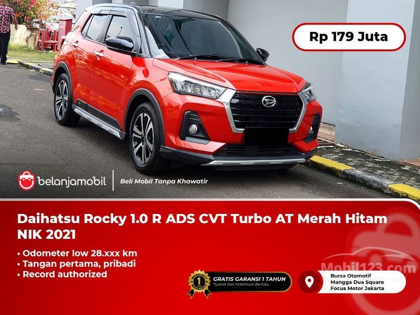Jual Mobil Daihatsu Rocky 2021 R TC ADS 1.0 di Banten Automatic SUV ...