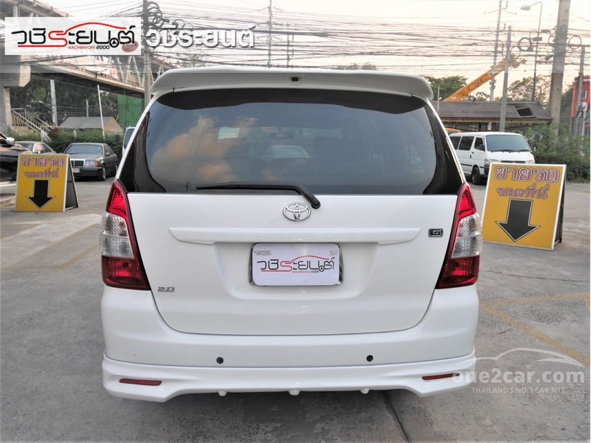 Toyota Innova 2015 G 2.0 in กรุงเทพและปริมณฑล Automatic Wagon สีขาว for ...