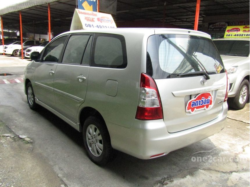 Toyota Innova 2012 G 2.0 in กรุงเทพและปริมณฑล Automatic Wagon สีเงิน ...