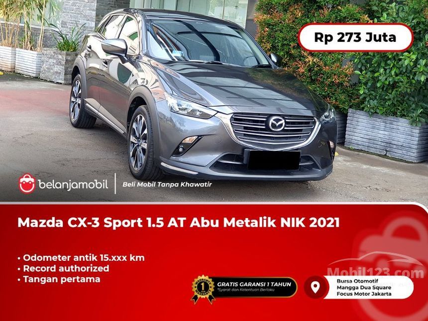 Jual Mobil Mazda CX-3 2021 Sport 1.5 di DKI Jakarta Automatic SUV Abu-abu Rp 273.000.000 ...