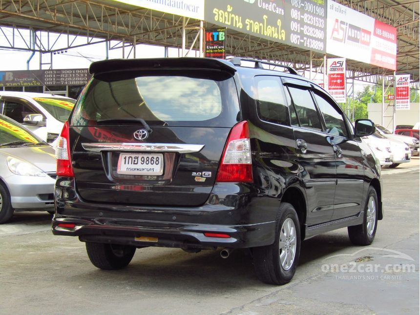 Toyota Innova 2013 G 2.0 in กรุงเทพและปริมณฑล Automatic Wagon สีดำ for ...